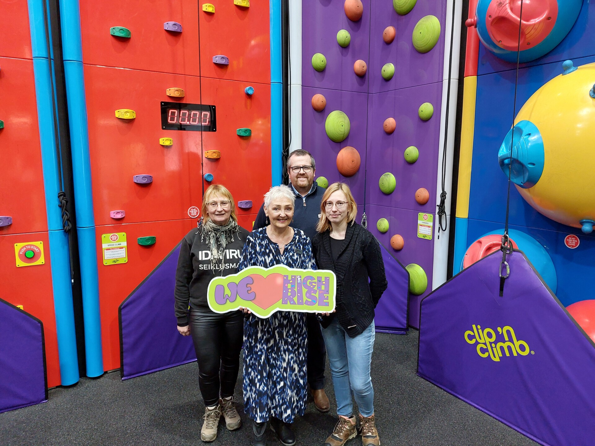 High Rise NI | High Rise Lisburn welcomes climbing experts from Estonia